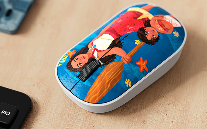 Kit Mouse Inalámbrico con Alfombrilla Disney Moana 2 Xtech XTM-DKT3MO ...